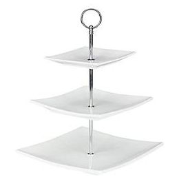 buttinette Etagere, 3-stöckig, 36 cm hoch