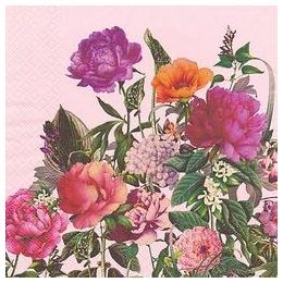 buttinette Papierservietten "Wiesenblumen", 33 x 33 cm, 20 Stück