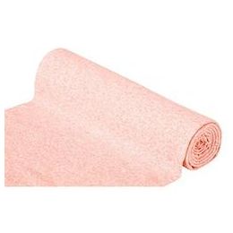 buttinette Glatter Bündchenstoff "Comfort", rosa-melange