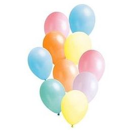 buttinette Luftballons "Pastell", 33 cm Ø, 10 Stück