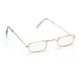 buttinette Brille, gold