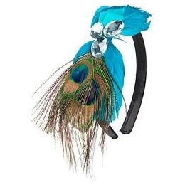 buttinette Haarreif "Pfau"