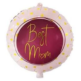 buttinette Folienballon "Best Mom", 45 cm Ø