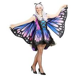 buttinette Schmetterling-Kostüm "Fantasia" für Damen, lila/blau