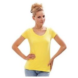 buttinette Shirt für Damen, gelb