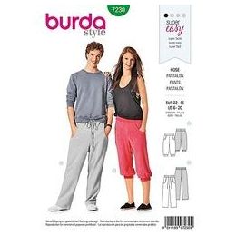 Burda Schnitt 7230 "Freizeit-Hose Young"