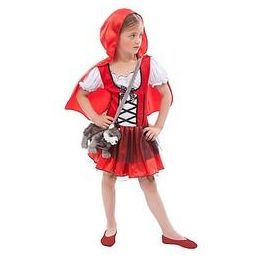 buttinette Waldmädchen-Kostüm für Kinder, rot