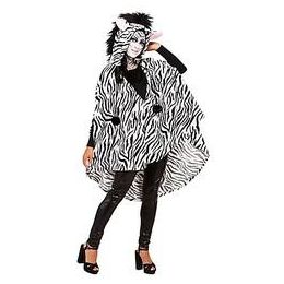 Exclusive Design by buttinette buttinette Zebra-Poncho unisex