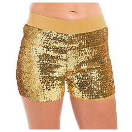 buttinette Pailletten-Hotpants, gold