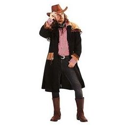 buttinette Mantel "Cowboy" für Herren, schwarz/braun