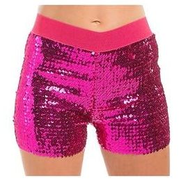 buttinette Pailletten-Hotpants, pink