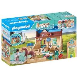 Mendler PLAYMOBIL 71352 Reittherapie & Tierarztpraxis Spielset, Mehrfarbig