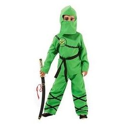 buttinette Ninja-Kostüm für Kinder, grün