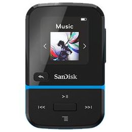 Mendler SANDISK Clip Sport Go MP3 Player (32 GB, Blau)