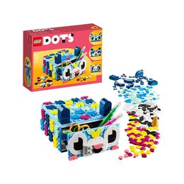 Lego DOTS 41805 Tier-Kreativbox mit Schubfach Bausatz, Mehrfarbig