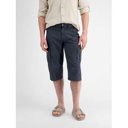 Lerros Bermudas Lerros Lange Cargo-Bermuda mit aufgesetzten Taschen, blau