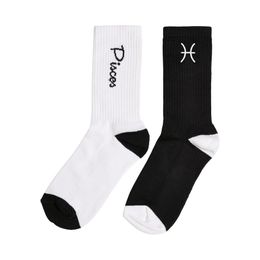 Mister Tee Socken 'Zodiac' Damen Gr&ouml;&szlig;e 47/50 schwarz / wei&szlig;