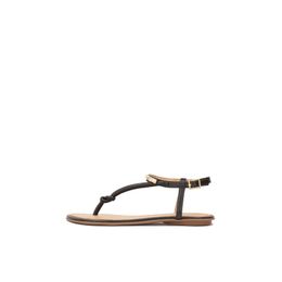Kazar Zehentrenner Damen Größe 40 gold / schwarz