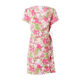 Vila Kleid 'LAYA LUA' Damen Größe 36 creme / kiwi / rosa / pitaya Winterkleid