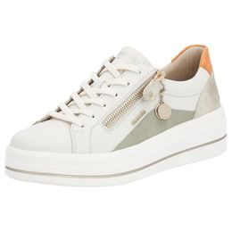 Remonte Sneaker 'D1C01' Damen Gr&ouml;&szlig;e 45 grau / orange / silber / offwhite