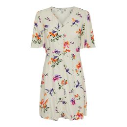 Y.A.S YAS Kleid 'YASAsina' Damen Größe 44 orchidee / dunkellila / orange / offwhite Winterkleid