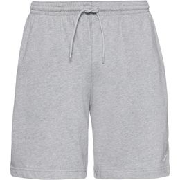 Nike Sportswear Sweatshorts 'Club' Herren Größe 40 graumeliert / weiß