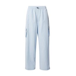 Nike Sportswear Hose 'ESSNTL' Damen Größe 38 pastellblau / weiß