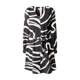 B.Young Kleid 'IBINE' Damen Größe 46 schwarz / weiß Winterkleid