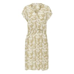 Kaffe Kleid 'Jenn' Damen Größe 46 beige / weiß Winterkleid