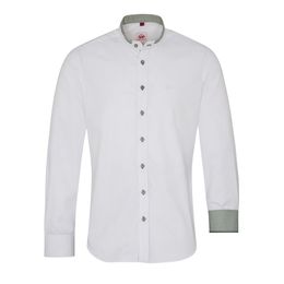 Spieth & Wensky SPIETH & WENSKY Trachtenhemd 'Dustin' Herren Größe 41/42 grün / dunkelgrün / weiß