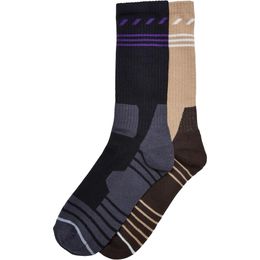 Urban Classics Athletic Socks male Beige, Black size 43-46