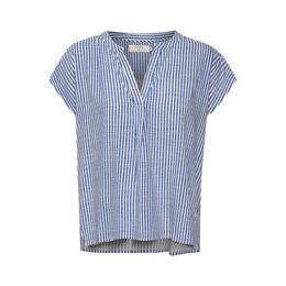 Cream Bluse 'Tiah' Damen Gr&ouml;&szlig;e M blau / wei&szlig;