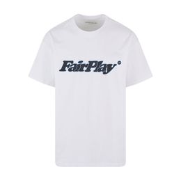 MT Upscale T-Shirt 'Play Fair' Herren Gr&ouml;&szlig;e 5XL hellblau / dunkelblau / wei&szlig;