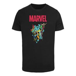 Merchcode T-Shirt 'Marvel Universe Avengers Pop Group' Herren Gr&ouml;&szlig;e XL t&uuml;rkis / gr&uuml;n / rot / schwarz