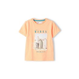 MINOTI Shirt Jungen Gr&ouml;&szlig;e 122/128 mischfarben / orange