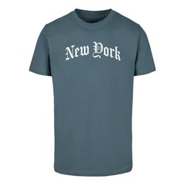 Mister Tee Shirt 'New York' male Blue size XL