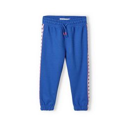 MINOTI Hose M&auml;dchen Gr&ouml;&szlig;e 140/146 blau / grau / rot