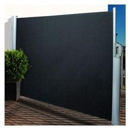 Lyon Markisen Sichtschutz aus Polyester in der Größe 350 x 160 cm in Anthrazit