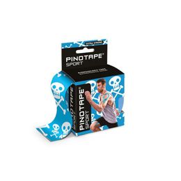Pino Kinesiologie-Tape Pinotape Sport Kinesiologie Tape Jolly Roger Blue 5 cm x 5 m (1-St)