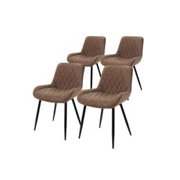 ML-Design Stuhl Esszimmerstühle Küchenstühle Wohnzimmerstühle Polsterstuhl (4er Set)
