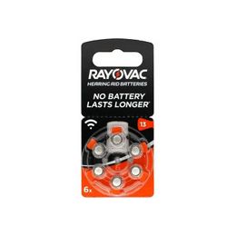 Rayovac Rayovac 4606 Acoustic 13 Hörgerätebatterien 6 Stück im praktischen Dre Knopfzelle