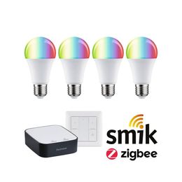 Paulmann LED-Leuchtmittel Smartes Zigbee 3.0 LED Starter Set Smik E27