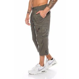 BENK Cargobermudas Stylische Cargo Sommer Short kurze 3/4 Bermuda Hose Shorts Dehnbund Cargoshorts