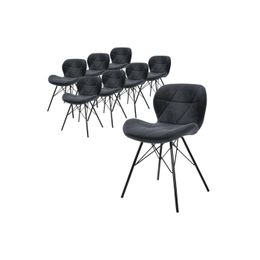 ML-Design Stuhl Esszimmerstuhl Wohnzimmerstuhl Polsterstuhl Küchenstuhl Loungesessel (8 St)