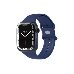 EAZY CASE Uhrenarmband Silicon Armband iWatch 9 8 7 6 5 4 3 2 1 SE Ultra