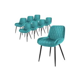 ML-Design Stuhl Esszimmerstühle Set mit Rücken und Armlehnen Polster Küchenstühle (8 St)