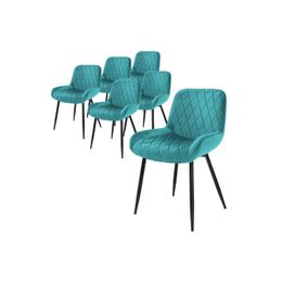 ML-Design Stuhl Esszimmerstühle Set mit Rücken und Armlehnen Polster Küchenstühle (6 St)