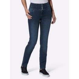 Sieh an! Bequeme Jeans, blau