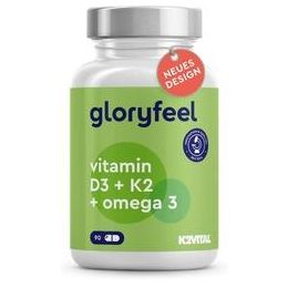 gloryfeel® Vitamin D3 + K2 & Omega 3 - 5.000 I.E.