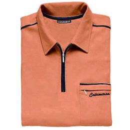 Poloshirt "Kurzarm-Poloshirt" Gr. 56/58, orange (terrakotta) Herren Shirts Kurzarm